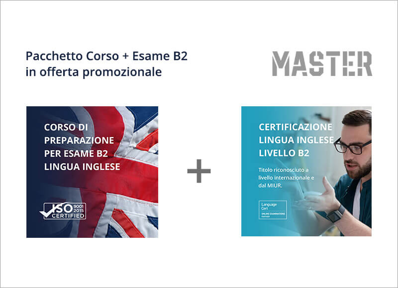 Pacchetto corso ed esame Certificazione Inglese Livello B2 – Master ...