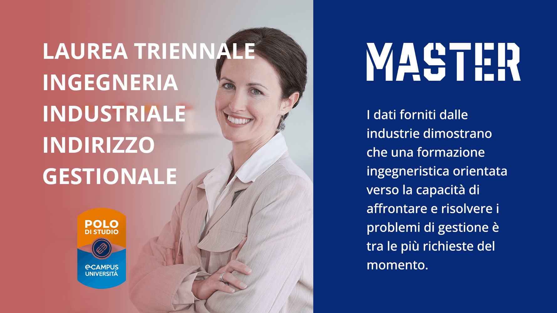 Laurea Triennale Ingegneria Industriale Indirizzo Gestionale – Master Formazione