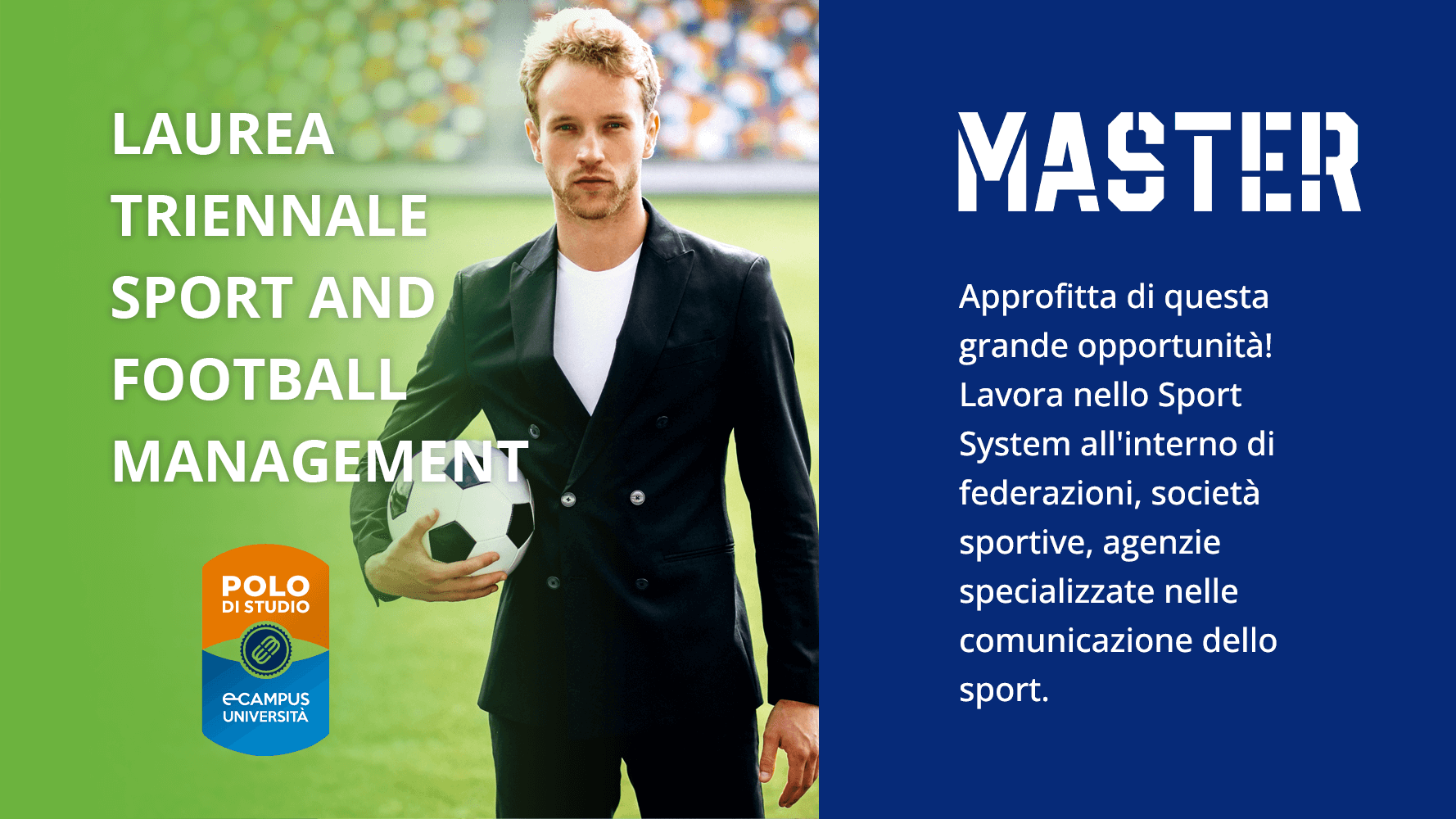 Laurea Triennale Sport and Football Management – Master Formazione