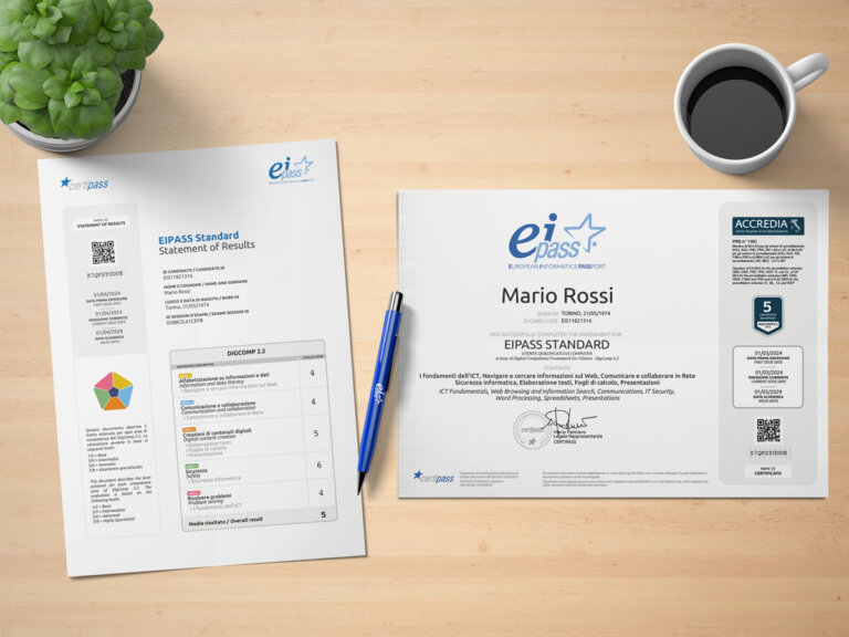 Pacchetto Eipass 7 Moduli User + Esame Standard (CIAD) – Master Formazione