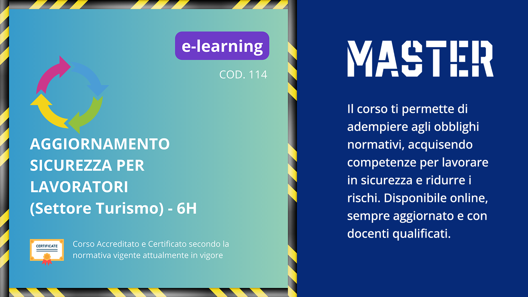 Aggiornamento Lavoratori settore Turismo – 6 ore – Master Formazione